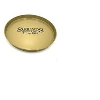 China DADI Classic Round Metal Tin Tray Household Tinplate Serving Tray CMYK Printed for sale
