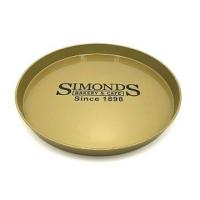 China DADI Classic Round Metal Tin Tray Household Tinplate Serving Tray CMYK Printed for sale