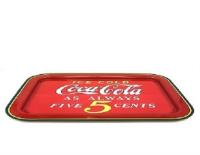 China DADI Rectangular Vintage Tin Serving Tray 0.28mm-0.35mm Food Grade Tinplate Metal Tin Tray for sale