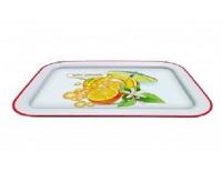 China DADI Rectangular Vintage Tin Serving Tray 0.28mm-0.35mm Food Grade Tinplate Metal Tin Tray for sale