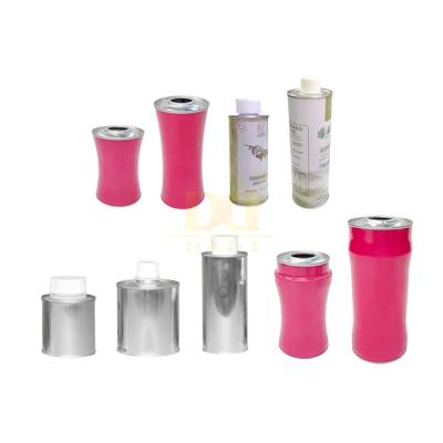 China DADI 125ml 250ml 350ml 380ml Tinplate Olive Oil Can, Round Tin Olive Oil Containers for sale