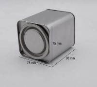 China DADI Tinplate Square Airtight Tea Tin Box Securely Sealed For Tea Coffee for sale