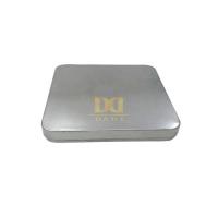 China DADI Matte Finish Square Tin Canister 0.23mm-0.38mm Small Square Candy Tin Box with Embedded Lid for sale