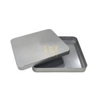 China DADI Matte Finish Square Tin Canister 0.23mm-0.38mm Small Square Candy Tin Box with Embedded Lid for sale