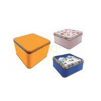 China DADI Retro Comic Printed Candy Tin Box Customized Square Tin Container Recyclable for sale