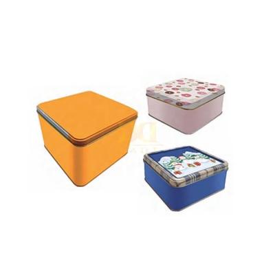 China DADI Retro Comic Printed Candy Tin Box Customized Square Tin Container Recyclable for sale