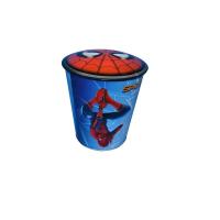 China DADI Food Grade Holiday Snack Tin Offset Lithography Tinplate Metal Popcorn Tin Bucket for sale
