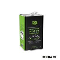 China DADI 1.25L Rectangular Super Oil Container Food Grade Tin with Imported Plastic Spout 1L Capacity Olive Food Oil Can for sale