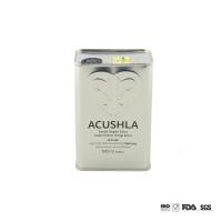 China DADI 500ml Food Grade Cooking Oil Can 0.5L Food Oil Can Tin Oil Container Rectangle for sale