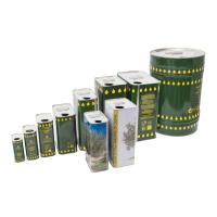 China DADI 1.5L Olive Oil Tin Can 1500ml Food Oil Can Rectangular Tin Olive Oil Containers for sale