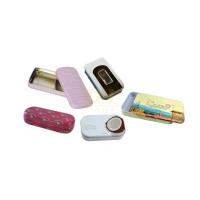 China DADI 0.19mm-0.4mm Metal Hinged Candy Tin Box OEM ODM Rectangle Tin With Lid for sale