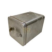 China DADI Matte Frosted Square Tin Can Tinplate Food Organizer Personalized Candy Tin Box for sale