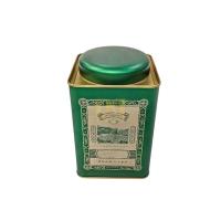 China DADI Square Tea Tin Box Airtight Biscuit Tin With Moisture Absorber for sale