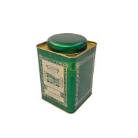 China DADI Square Tea Tin Box Airtight Biscuit Tin With Moisture Absorber for sale