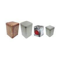 China Stackable Square Candy Tin Box Space-Saving Metal Storage Container for Bulk Candy Jelly Baby Food Wholesale Export for sale