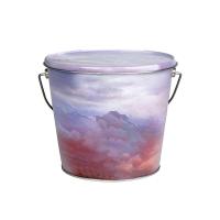 China DADI Heat Transfer Silk Printing Tinplate Metal Popcorn Bucket Tin 6.8L 5L 3.8L 2.5L 1.8L 1.4L for sale