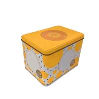China DADI Biscuit Tin Box Wedding Candy Metal Packaging Tins Themed Printing And UV Coating for sale