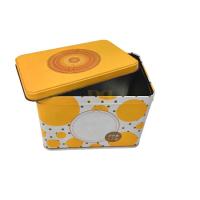 China DADI Biscuit Tin Box Wedding Candy Metal Packaging Tins Themed Printing And UV Coating for sale