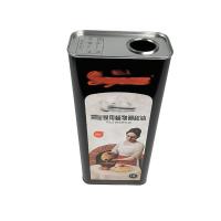 China DADI 1.8L Tinplate Food Oil Can for Flax seed Canola Peanut Rapeseed Oil for sale