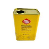 China DADI 1L-1.6L Empty Tinplate Tin Oil Cans Yellow Tin Can For Olive Oil, Food Oil Can for sale