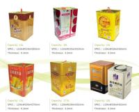 China DADI Food Oil Can 10L 14L 15L 17.5L 18L Tin Olive Oil Containers Large Olive Oil Tins for sale