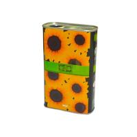 China DADI Easy Open Food Oil Can, Tin Oil Container 1L Tinplate Rectangle Vegetable Oil Tin for sale