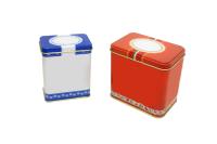 China Stackable Square Candy Tin Box Space-Saving Metal Storage Container for Bulk Candy Jelly Baby Food Wholesale Export for sale