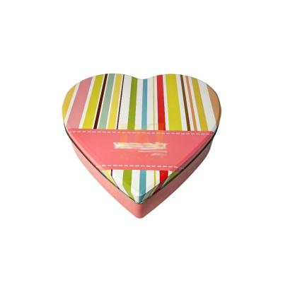China Heart Star Irregular Tin Box Custom Printed Food Grade Chocolate Candy Container for Premium Confectionery Gift for sale