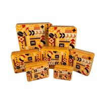 China Food Grade Custom Printing Airtight Tin Can Metal Tin Box for Cookie Biscuit Gift Packaging for sale