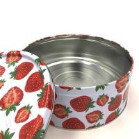 China DADI Customized Small Round Fruit Candy Tin Box for sale