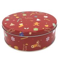 China DADI Customized Small Round Fruit Candy Tin Box for sale