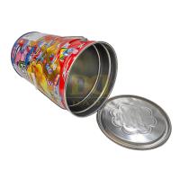 China High Quality 3D Effect Tins Box Packaging 25L Tin Bucket for Easter Egg Chocolate Packing with Metal Handle Airtight Lid for sale