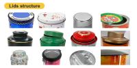 China Embossed Round Tinplate Canister Storage Container for Tea Coffee Chocolate Candy Packaging for sale