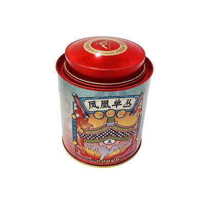 China OEM ODM Metal Packaging Round Airtight Cans Composite Canister Can Small Slip Lid Round Domed Jar Loose Food Storage Container for sale