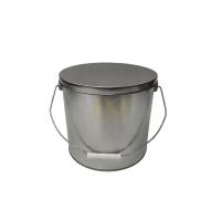 China Guangdong Vintage Style Printed Tin Bucket Handle & Lid Food Safe Metal Canister for Candy Storage Reusable Decorative Packaging for sale