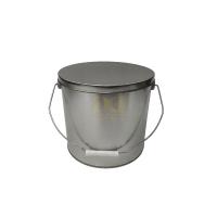 China Durable Metal Cookie Tin with Carry Handle Food Safe HD Printed Container for Baking Storage Holiday Gift Box Dry Food Container for sale