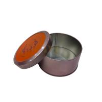 China 2oz 4oz 8oz 16oz Tin Candle Can Box Empty Metal Tinplate Round Container Seamless Cream Green Purple Black Pink Candle Tin Jars for sale