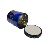 China Latest Hot Sales Two-Way Use Tinplate Food Packaging Hollow Design Tin Box for Creative Lampshades  Gift Food Canisers Wholesale for sale