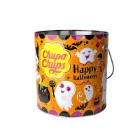 China 6 Sizes Playful Animal Tin Bucket with Carry Handle Customizable Candy Jar for Tasty Treats Food-Grade Cylindrical Packaging for sale