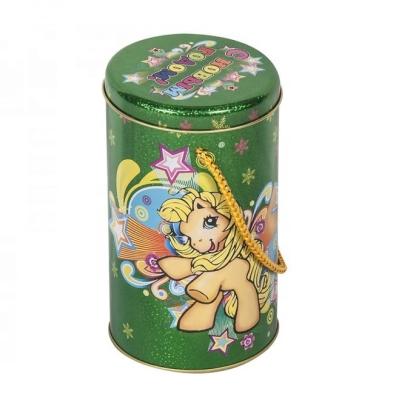 China DADI  Metal Tin Candy Box Gift Box with Rope for sale