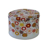 China Customized Food Grade Round Tin Box Packaging Food Mooncake Cake Cookie Candy Gift Metal Cans for Biscuits for sale