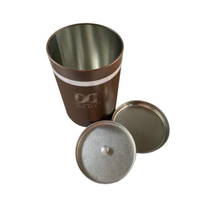 China Wholesale Inner Lid Round Chocolate Chip Cookies Cookies Candy Tin Can Box Food Grade Coating Jar Container Tinplate Packaging for sale