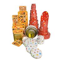 China Wholesale Festive Holiday Edition Cookies Tin Can High Quality Metal Christmas Round Tin Box for Cookies Sweet Candy Package for sale