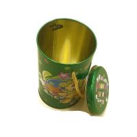 China DADI Customized Round Tin Cans With Handle to Pack Candy , Cookie , Biscuit , Chocolate and so on for sale
