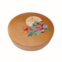 China 260xH68mm 280xH48mm 340xH58mm Tinplate Metal Box Food Grade Pastries Baklava Butter Cookie Cake Tin Can  Packaging Box with Lid for sale