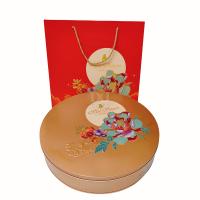 China 260xH68mm 280xH48mm 340xH58mm Tinplate Metal Box Food Grade Pastries Baklava Butter Cookie Cake Tin Can  Packaging Box with Lid for sale