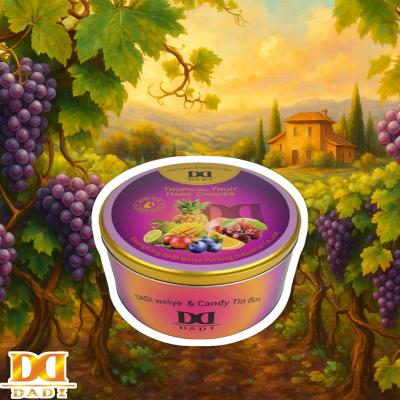 China 2025 Dadi Weiye Popular Small Customized Printing Hard Candy Tin Can for sale
