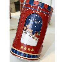 China Luxury Rotating Double-layered Tin Music Box Food Gift Sets OEM Decorative Tin Can Christmas Special Occasions Metal Packaging for sale