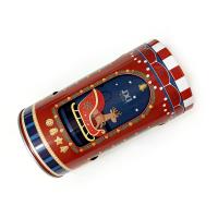 China Luxury Rotating Double-layered Tin Music Box Food Gift Sets OEM Decorative Tin Can Christmas Special Occasions Metal Packaging for sale