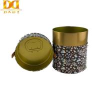 China Luxury Large Food Grade Gift Round Tin Can Custom Design Metal Packaging for Biscuits Cakes for sale